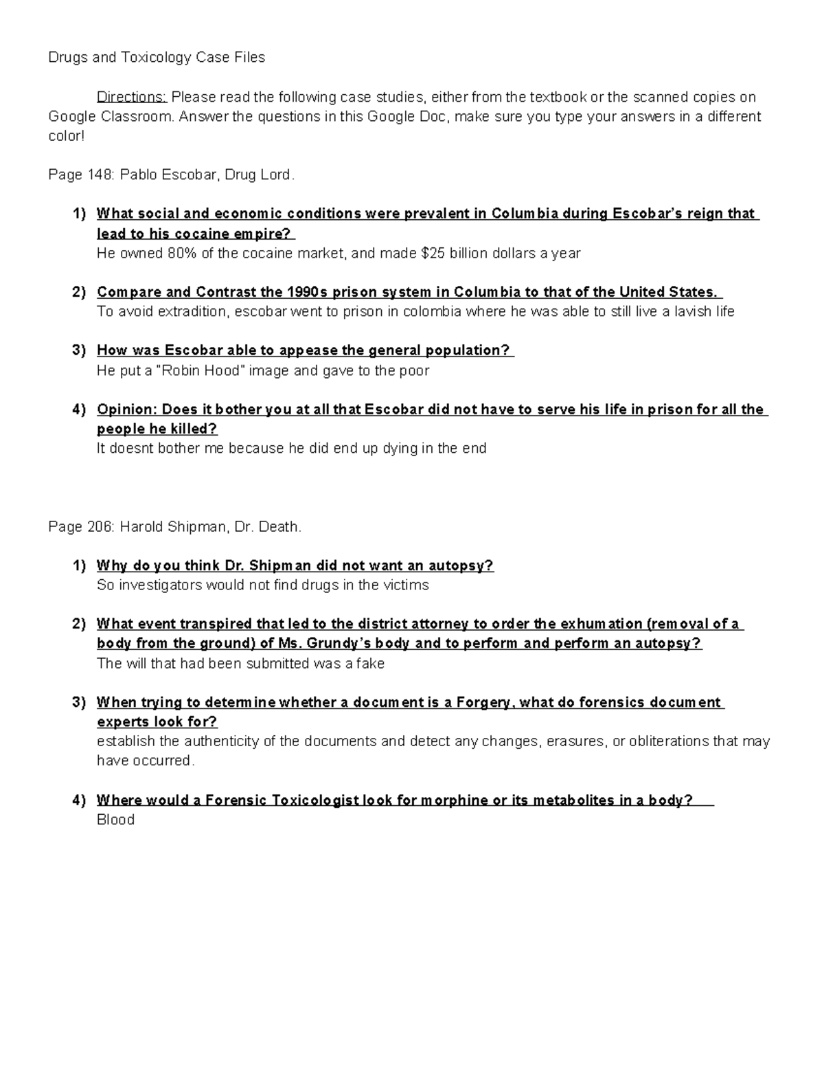 Drugs and Toxicology Case Files - Drugs and Toxicology Case Files ...