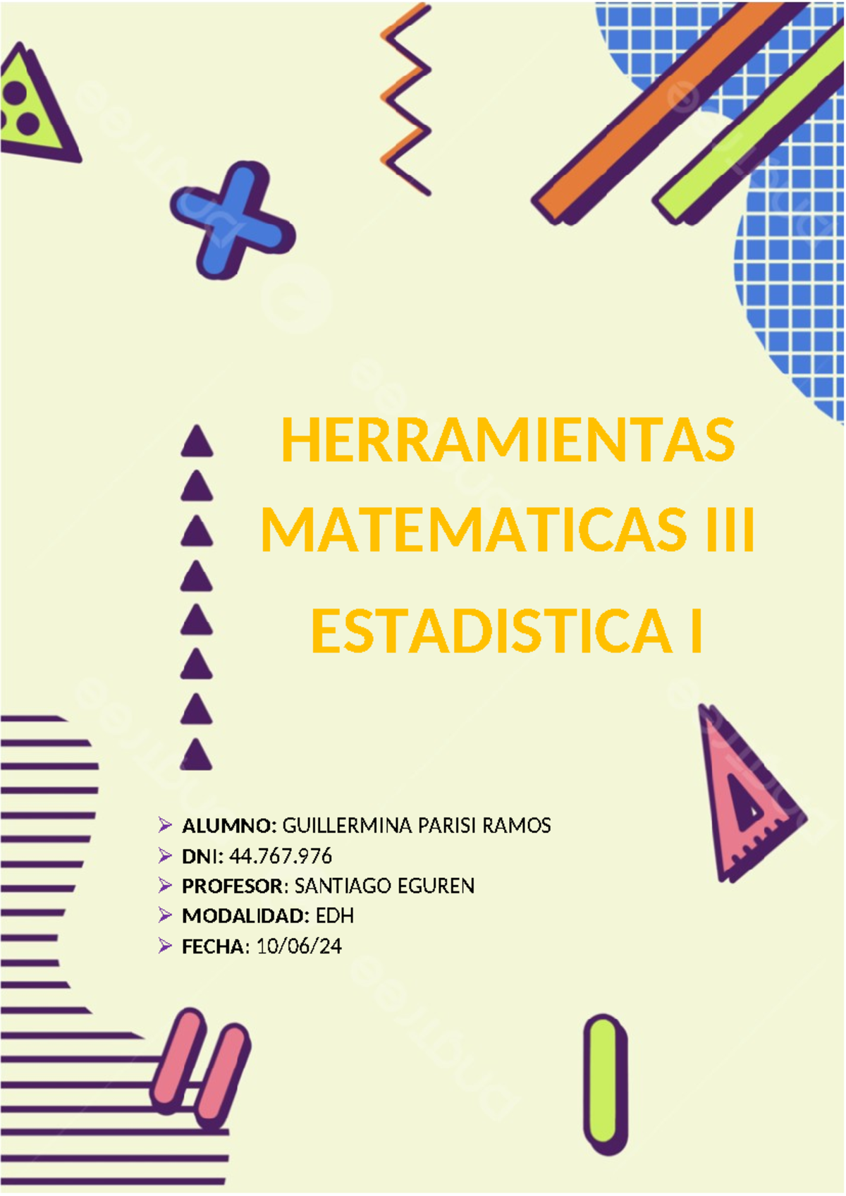 TP1 - Herramientas Matematicas III - HERRAMIENTAS MATEMATICAS III ...