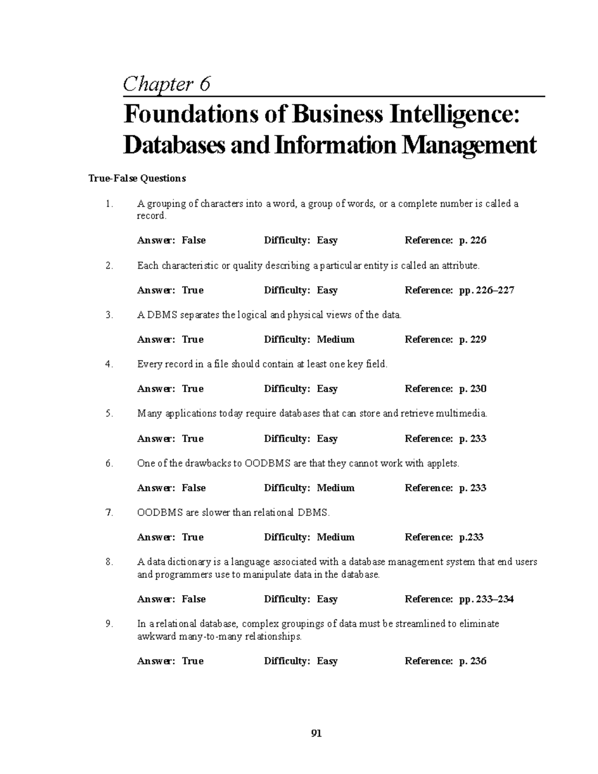Testbank Chapter 6 - document - Chapter 6 Foundations of Business ...