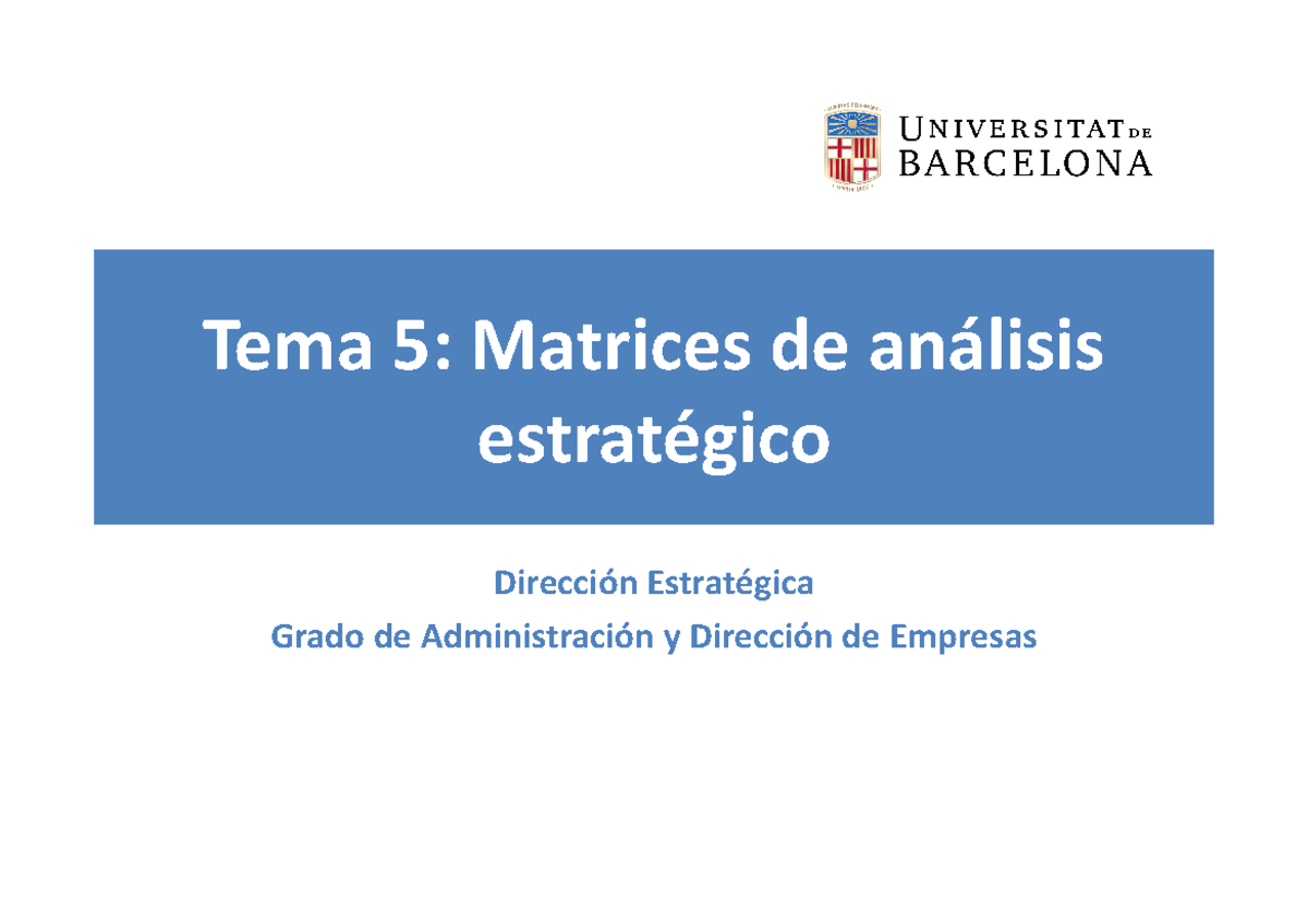 Tema 5 - Powerpoint que sigue el profesor en clase del tema 5 - Tema 5 ...