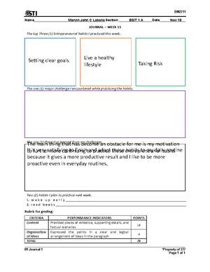 A 05 Review 1 - ARG - Name: Marvin John C Labana Date: November 18 ...