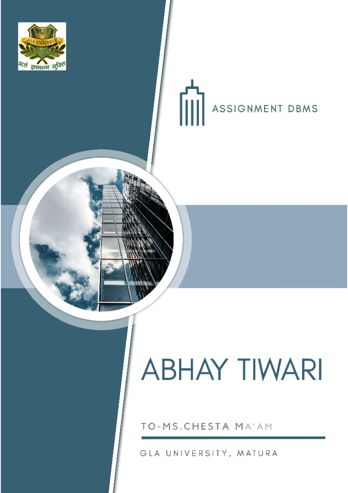 DBMS Assignment - Bachelor of Technology - Studocu