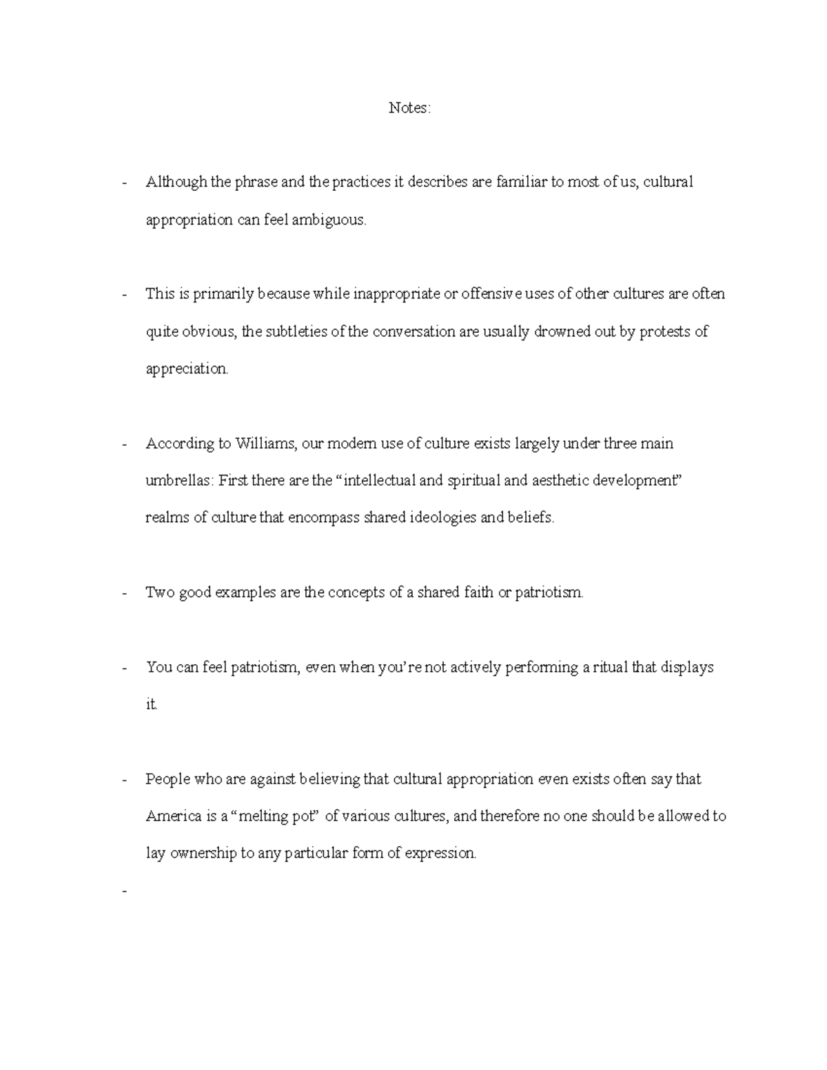 #13 V.N. What is Cultural Appropriation - Notes: Although the phrase ...