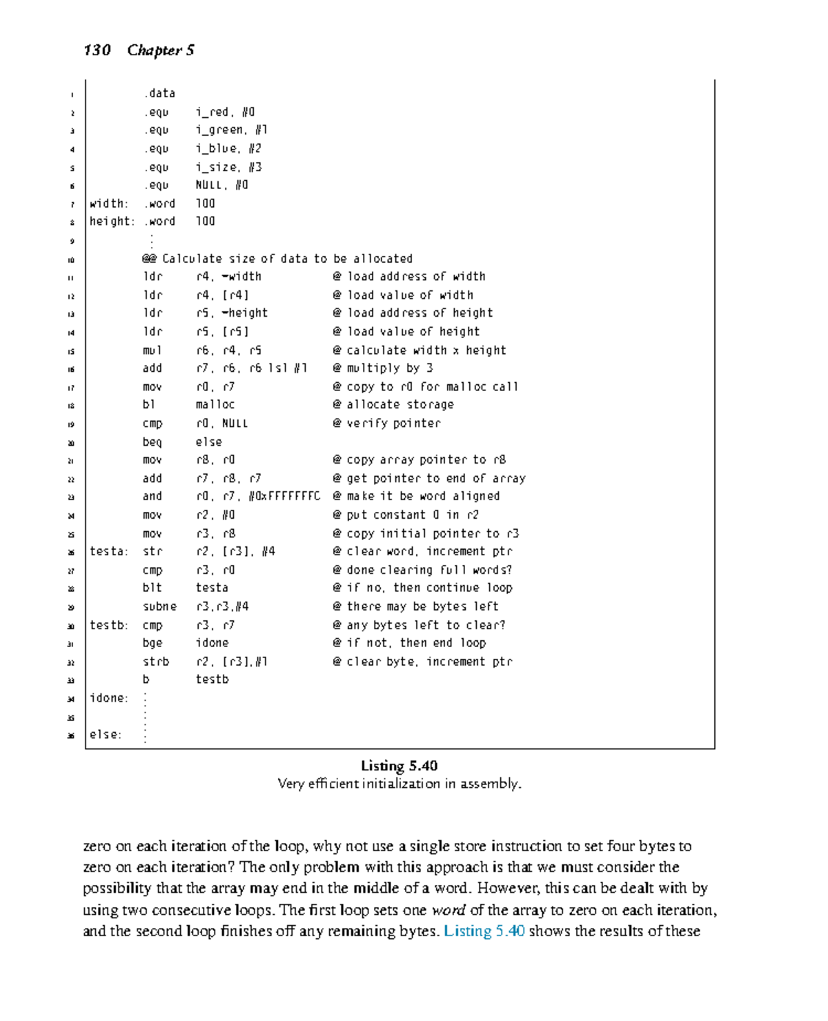 Modern Assembly Language Programming 31 130 Chapter 5 1 Data 2 Equ Ired 3 Equ Igreen 4
