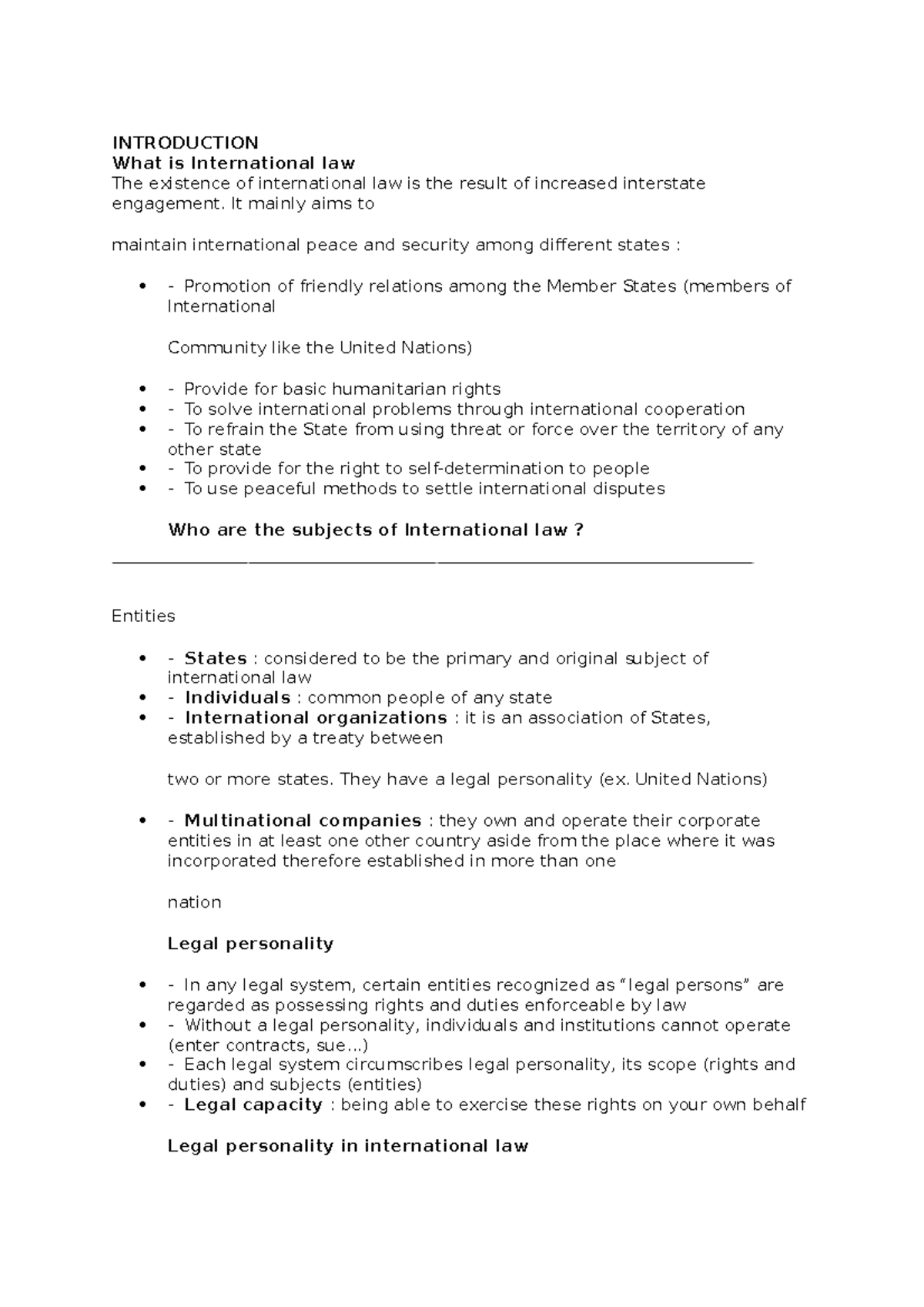 PIL mid term notes - Note for PIL midterm. - INTRODUCTION What is ...