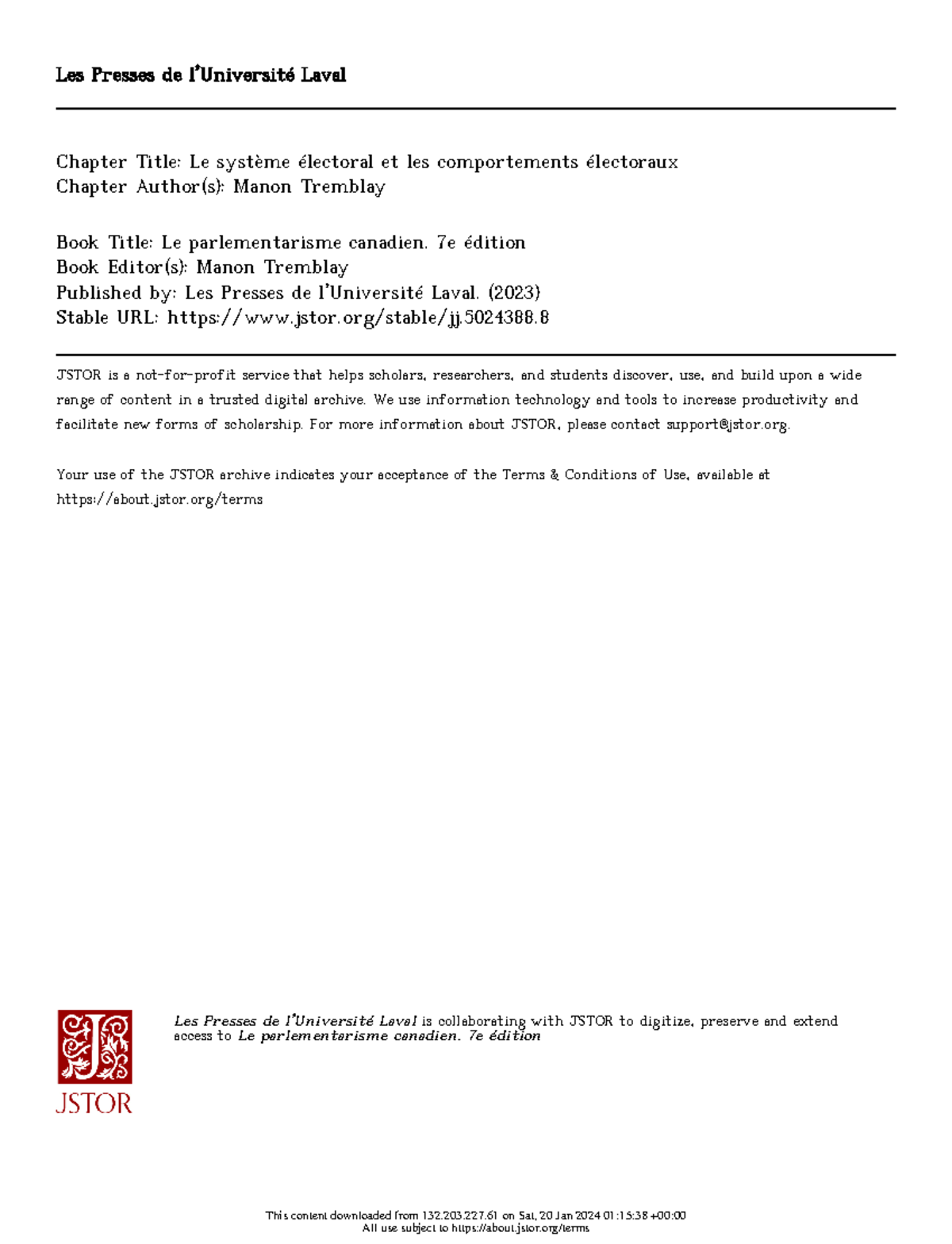 Chapitre 4; Le système électoral et les comportements électoraux (pp ...