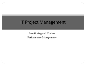 ITPM Initiation Selection wk2 - Lecture 2 – Project Initiating (Unit 2) IT Project Management ...