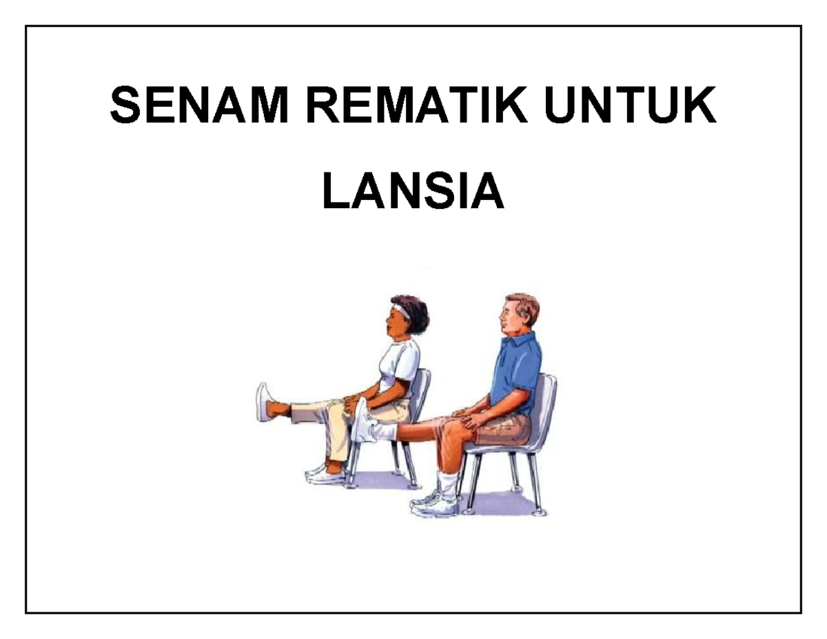 Senam Rematik Untuk Lansia - SENAM REMATIK UNTUK LANSIA PENGERTIAN ...