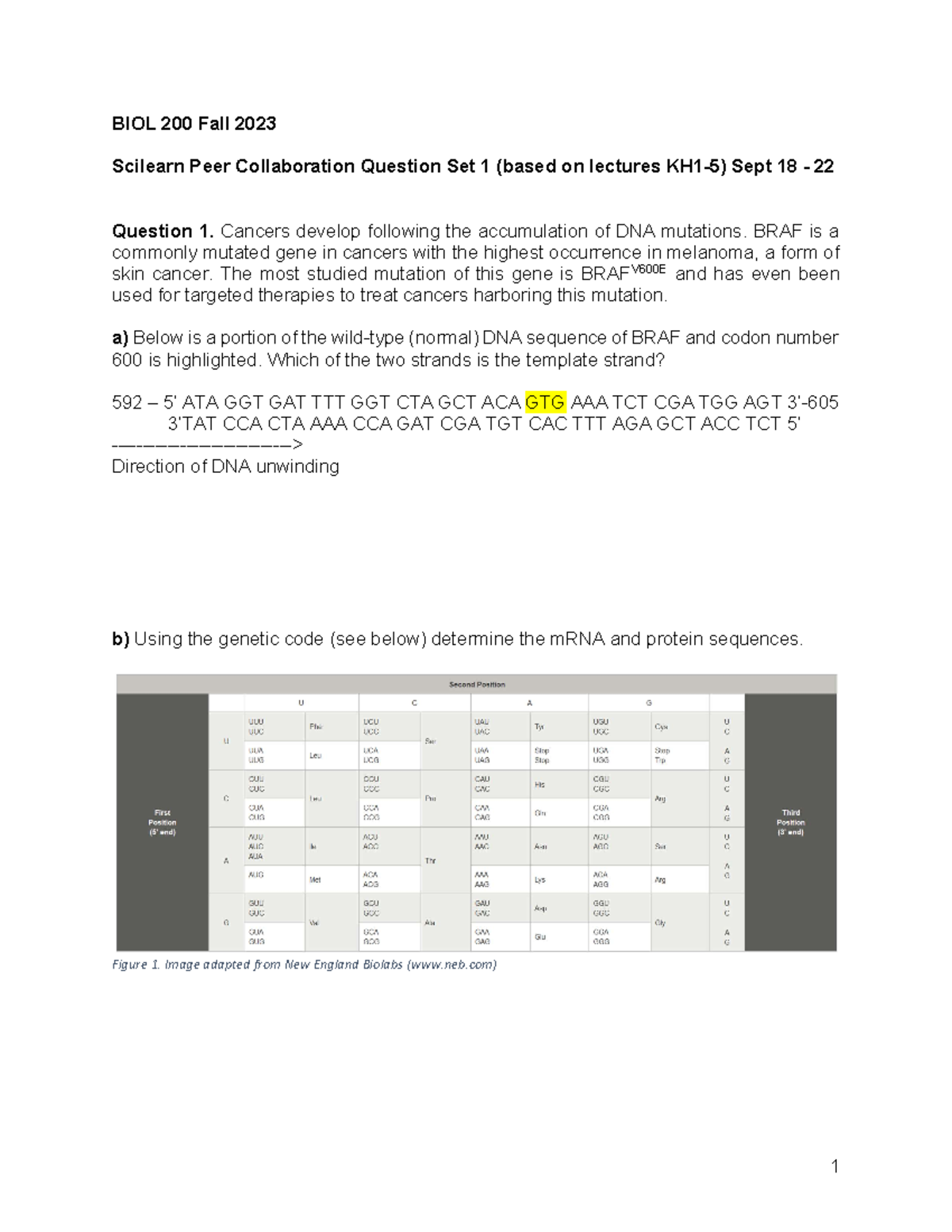 BIOL 200 Fall 2023 Sci Learn 1 KH1-5 final - BIOL 200 Fall 2023 Scilearn Peer Collaboration ...