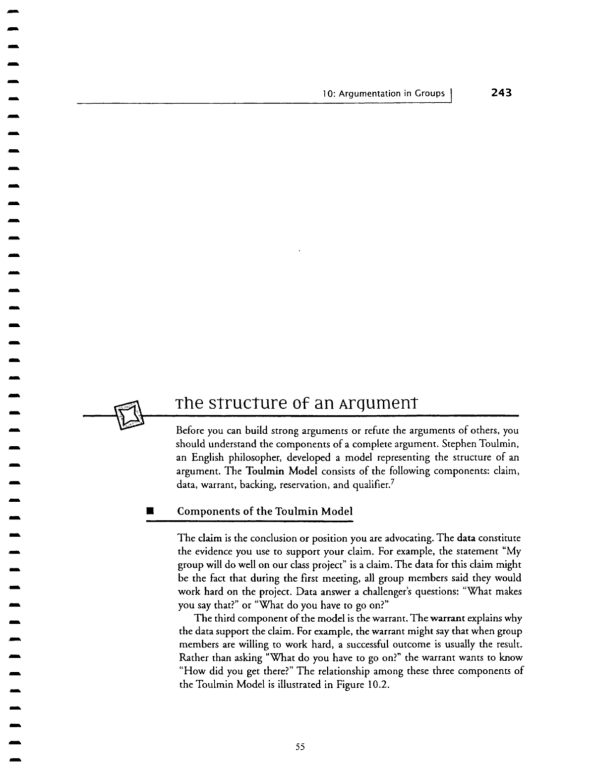 The Structure of Arguments - C104 - Studocu