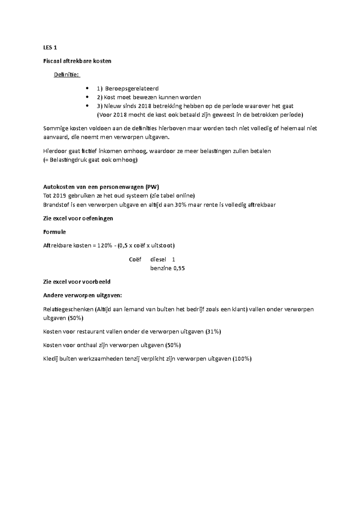 Theorie Vennootschapsbelasting - Algemeen en vennootschapsboekhouden - - StuDocu