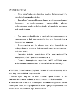 Module-1-2 IPM - Lecture notes 1-2 - MODULE 1 Industrial Materials and ...