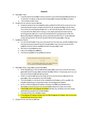 MGSC312v7Midterm Formulas Tables - MGSC 312v6 Midterm Formula Sheet and Tables ( ) 2 2 1 k i i i ...