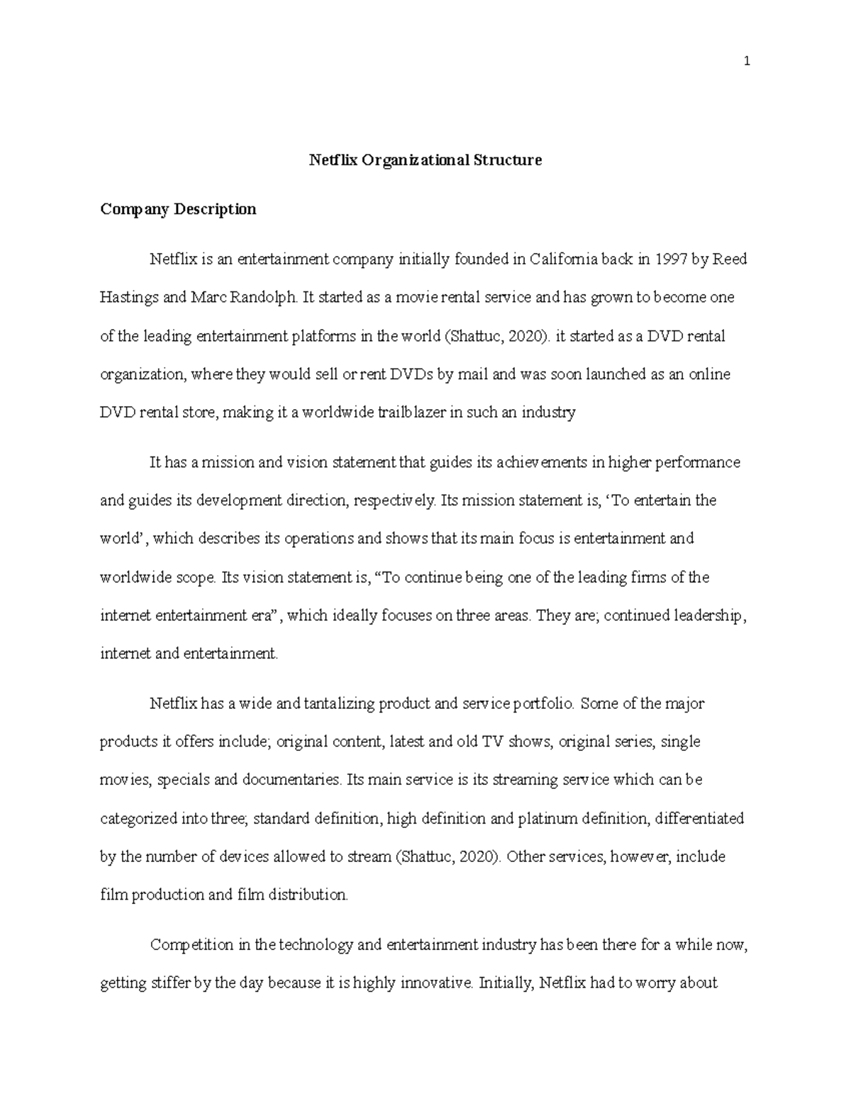 Netflix Organizational Structure - Netflix Organizational Structure ...