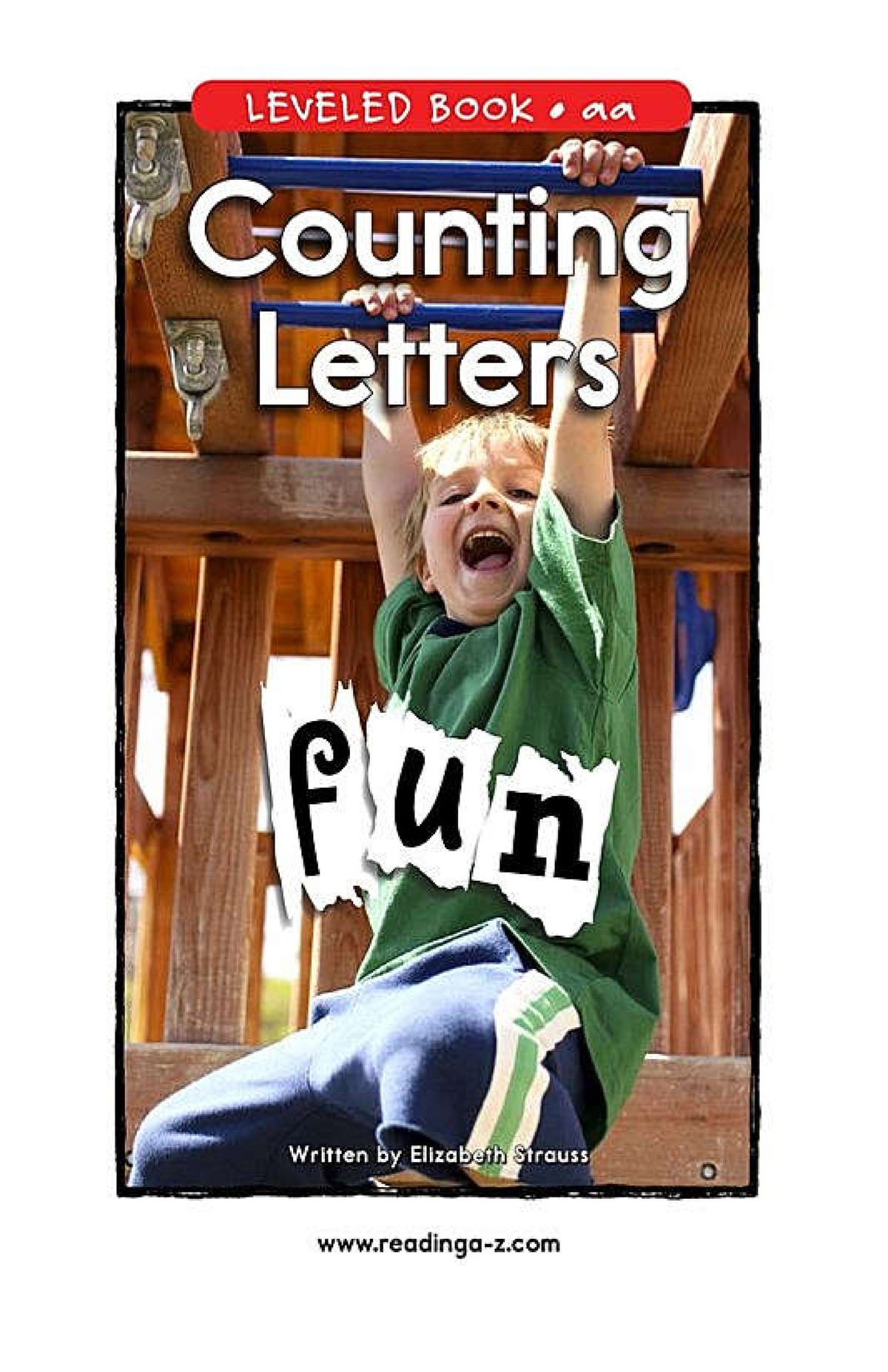 Counting letters - asdfasdfasdfasdfasdf - LEVELED BOOK . aa Counting ...
