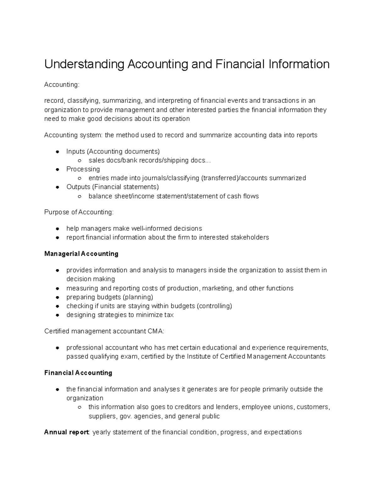 SM131 Module 2 - Business Functions - Understanding Accounting and ...