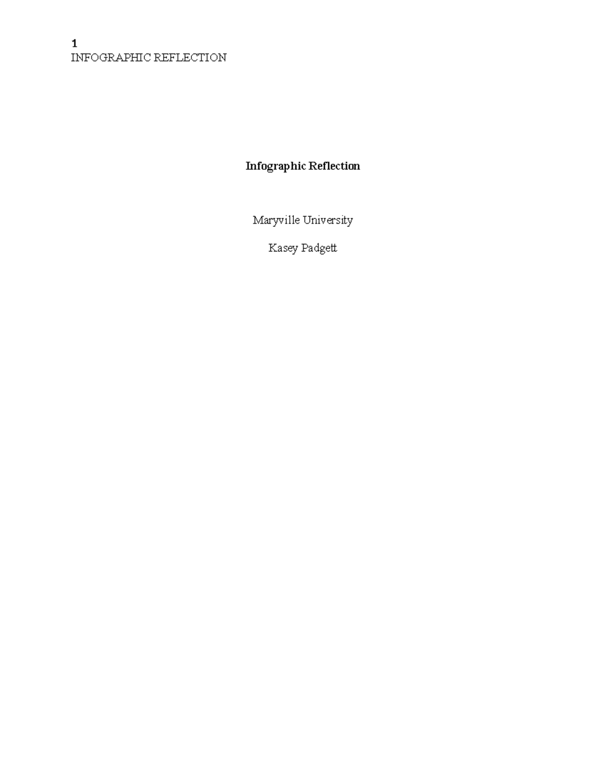 Infographic Reflection - INFOGRAPHIC REFLECTION Infographic Reflection ...