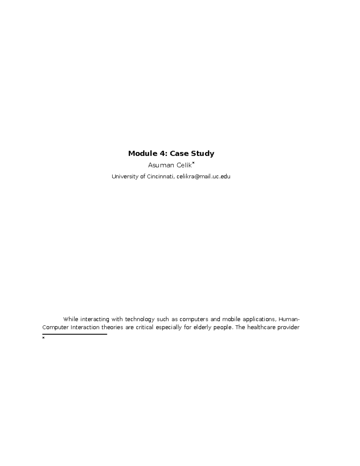 Asuman Celik Module 4 CS - Module 4: Case Study Asuman Celik ...