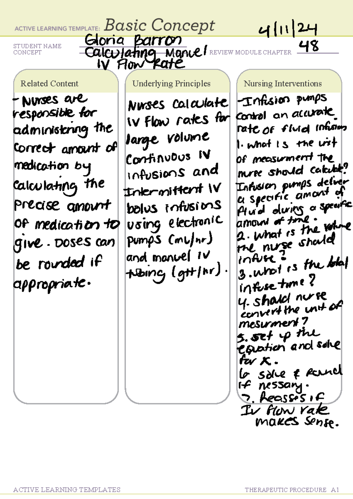 Basic Concept form (5) (3) 3 - STUDENT NAME CONCEPT REVIEW MODULE CHAPTER Related Content ...