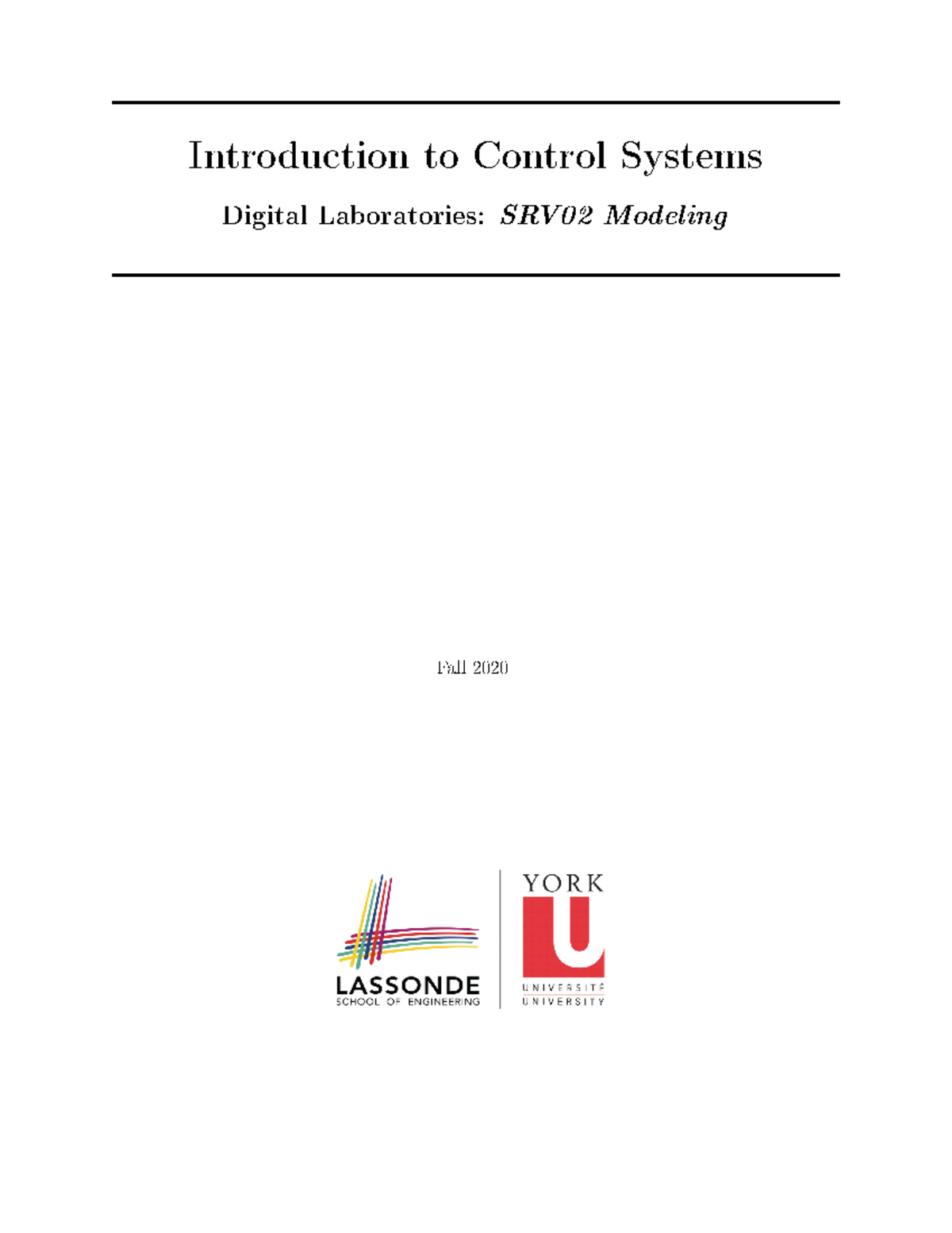 Lab1 workbook updated On Oct - Introduction to Control Systems Digital ...
