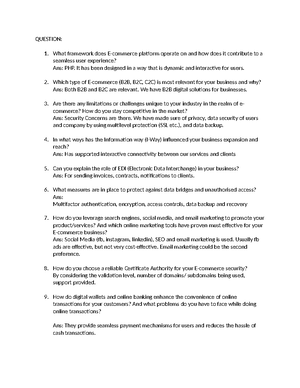 E-commerce OIG 2016-2021 - QUESTION COLLECTIONIBBA 6TH SEM TU 93 ITC ...