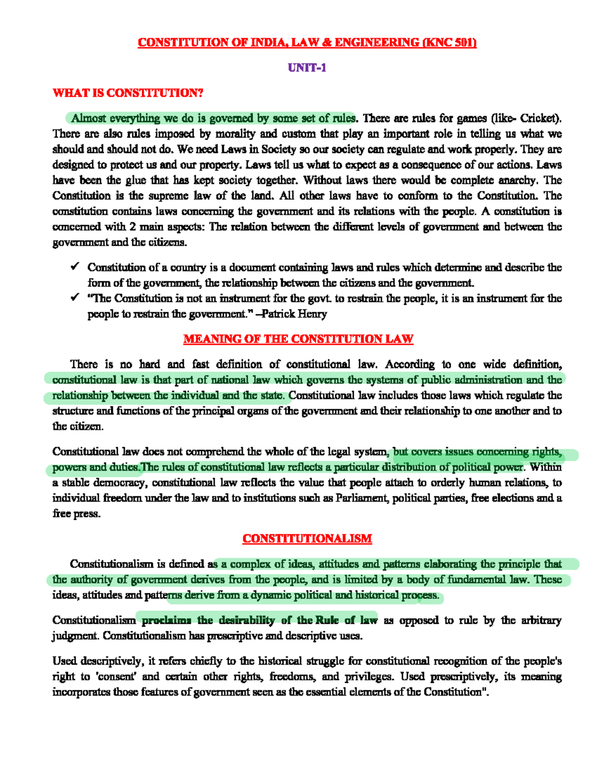 1-compressed - study hard the lecture notes - B.tech - Studocu