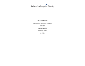 Module 2-3JC - Do I - IT140 - Module 2- IT- Jennifer Campbell Professor ...