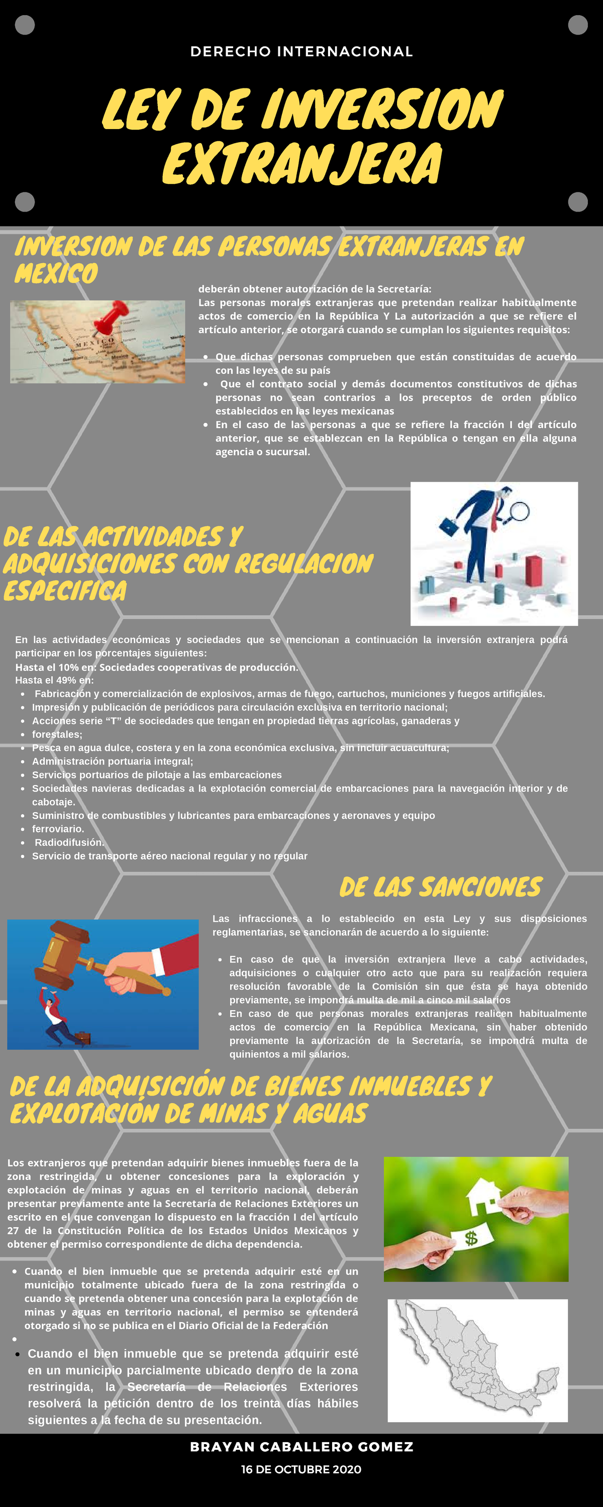 LEY DE Inversion Extranjera - LEY DE INVERSION EXTRANJERA DERECHO ...