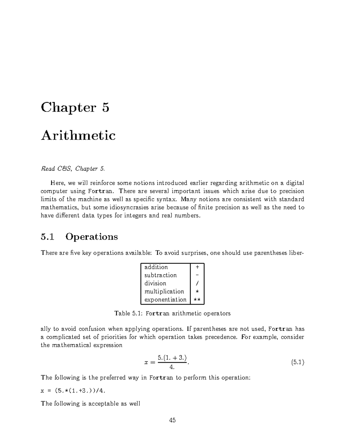 Arithmetic details for reference - Chapter 5 Arithmetic Read C&S ...