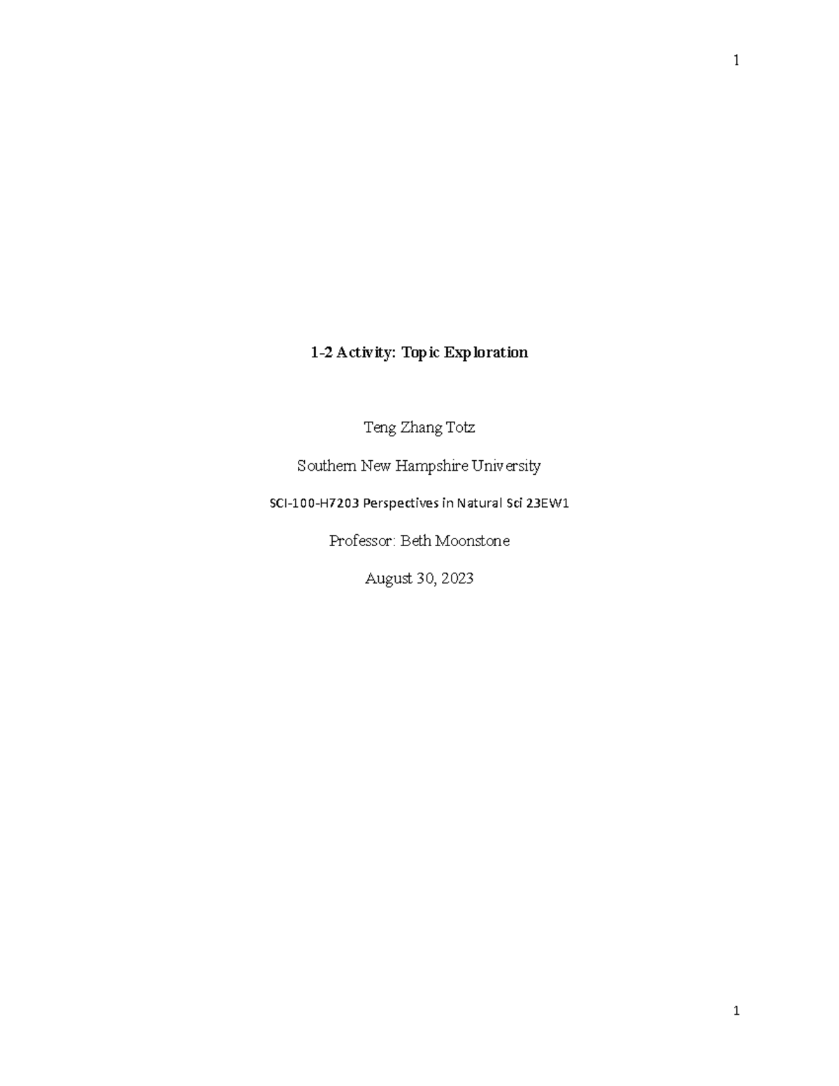 1-2 Activity Topic Exploration - 1 1-2 Activity: Topic Exploration Teng ...