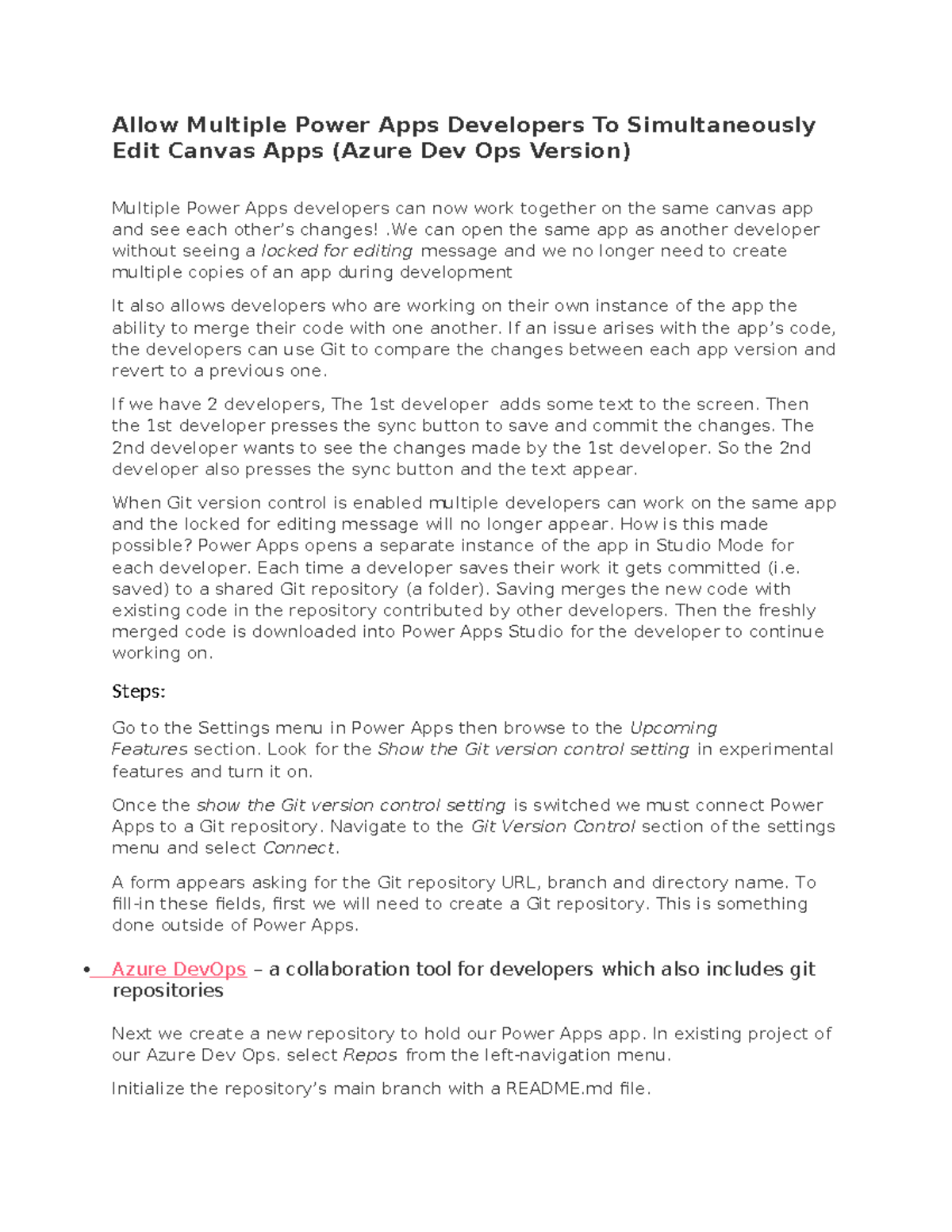 Allow Multiple Power Apps Developers To Simultaneously Edit Canvas Apps - We can open the same ...
