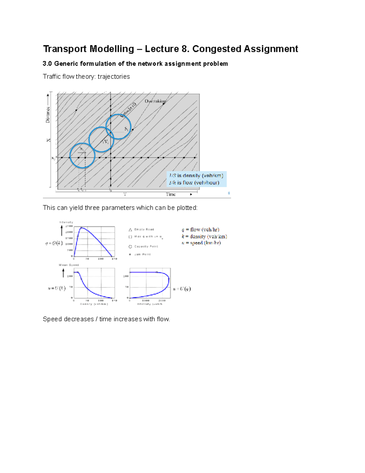 Lecture 08 Congested assignment Notes - Transportation and Spatial ...