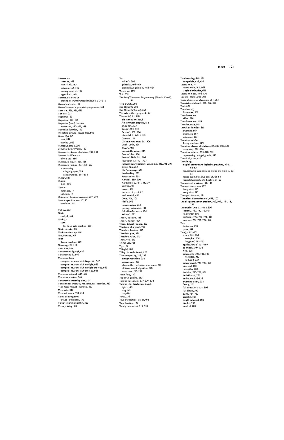 Discrete Mathematics and Its Applications-179 - Summation Table(s ...