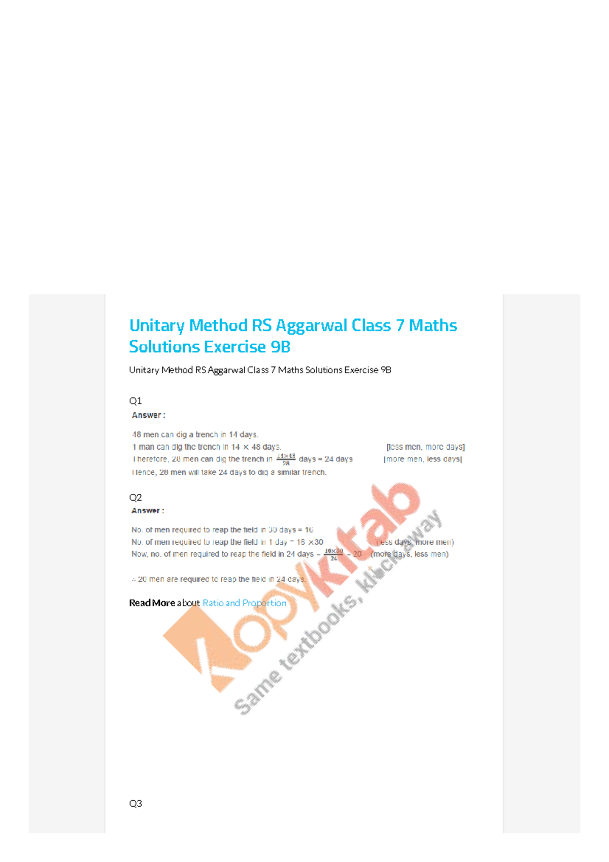 Unitary Method Ex 9 B 1 - Yes - British Poetry - Unitary Method RS ...