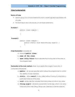 Lesson 10 - Modifying the First Java Program Program #2: Displaying a single line of text with ...