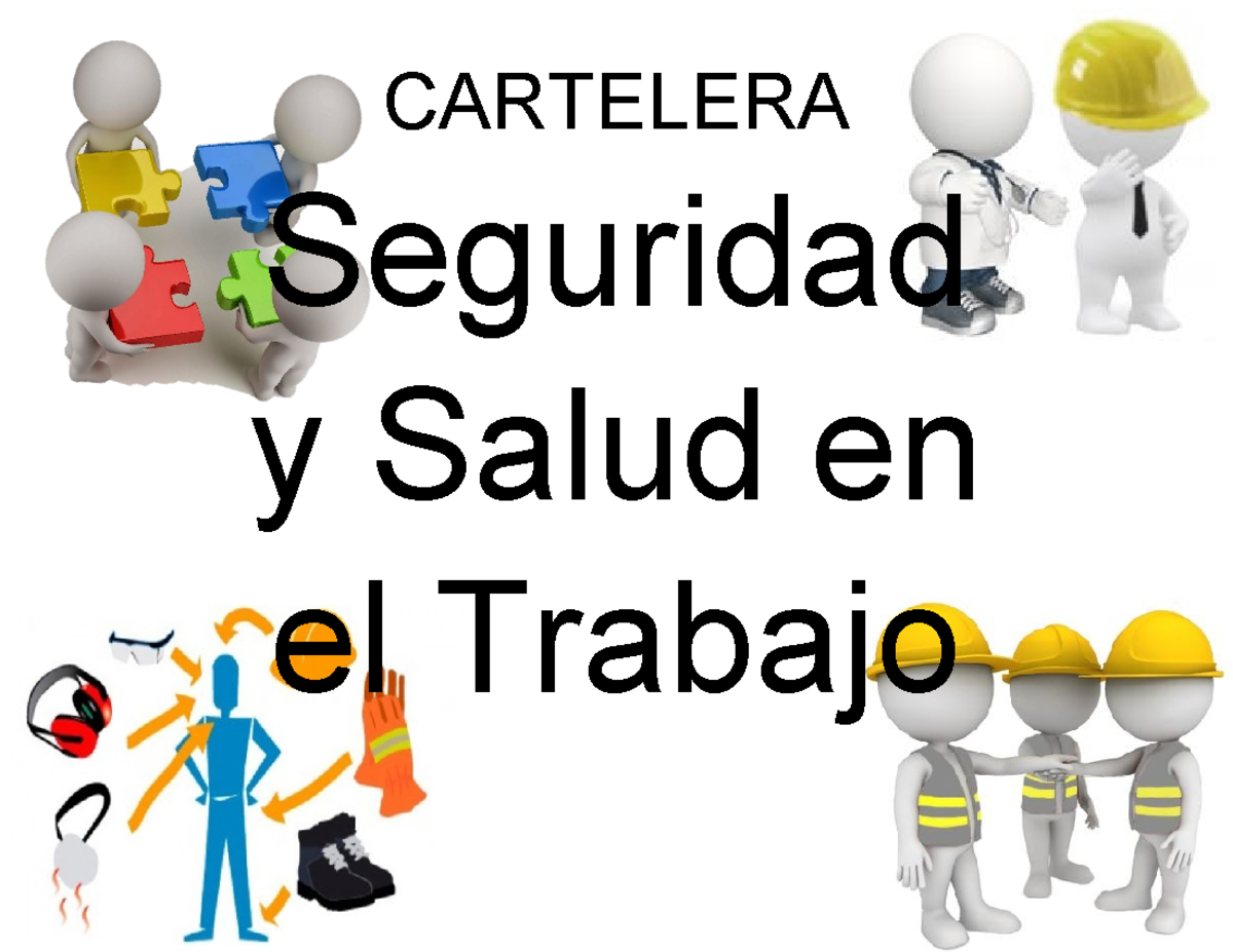 Cartelera Seguridad y Salud en el Trabajo - Sistema de gestión en ...
