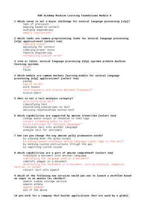 AWS Academy Machine Learning Foundations-aws-module-5 - AWS Academy ...