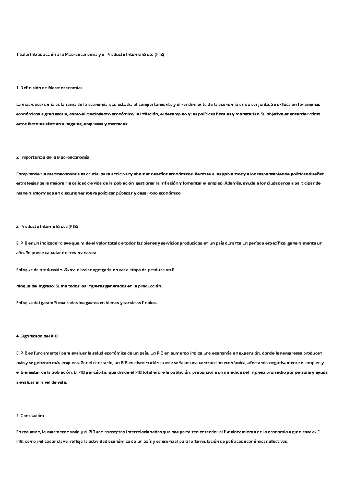 Aquí tienes un resumen conciso para exponer sobre macroeconomía y el ... Aquí tienes un resumen conciso para exponer sobre macroeconomía y el ...