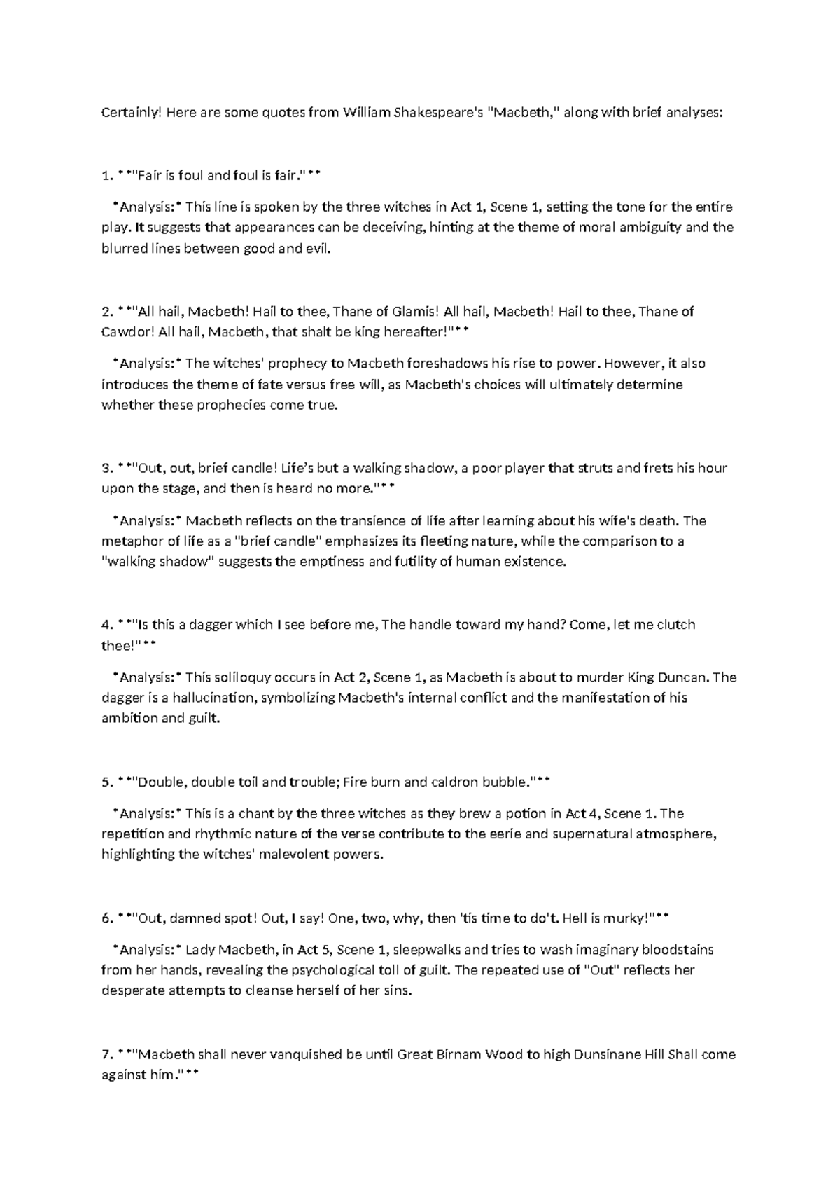 Computer science essay - Certainly! Here are some quotes from William ...