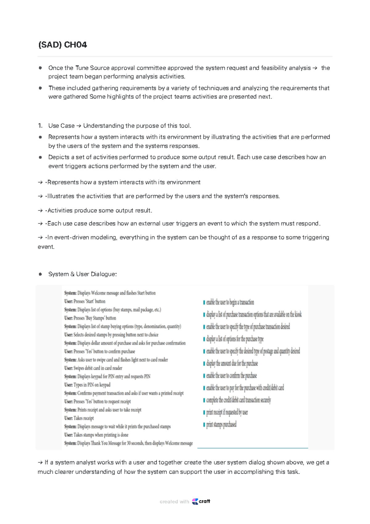 (SAD) CH04 - Summary for chapter 4 - (SAD) CH Once the Tune Source ...