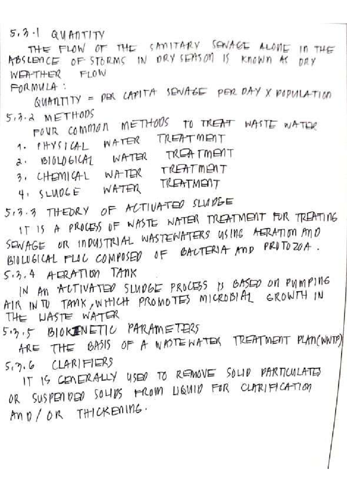 Quantity - BSCE - Studocu