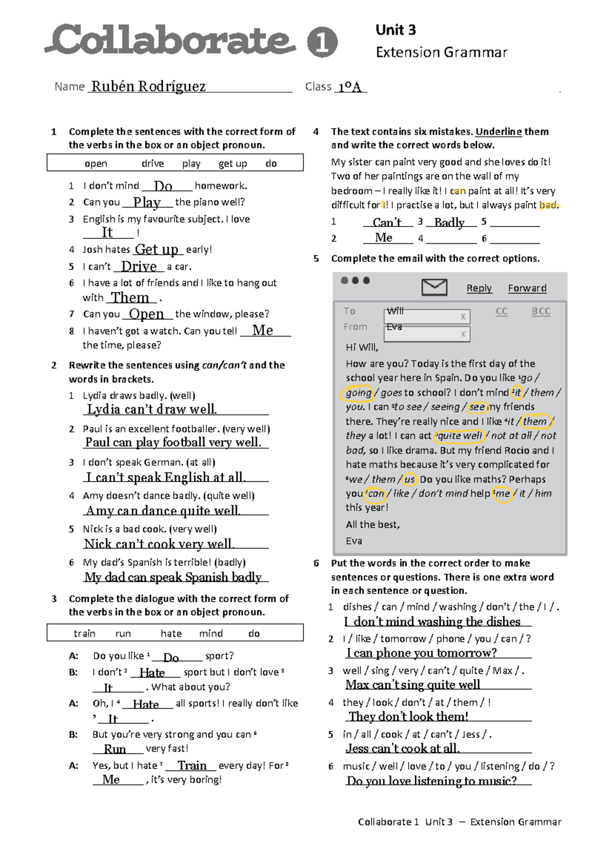 Documento PDF - Interesante - Unit 3 Extension Grammar Collaborate 1 ...