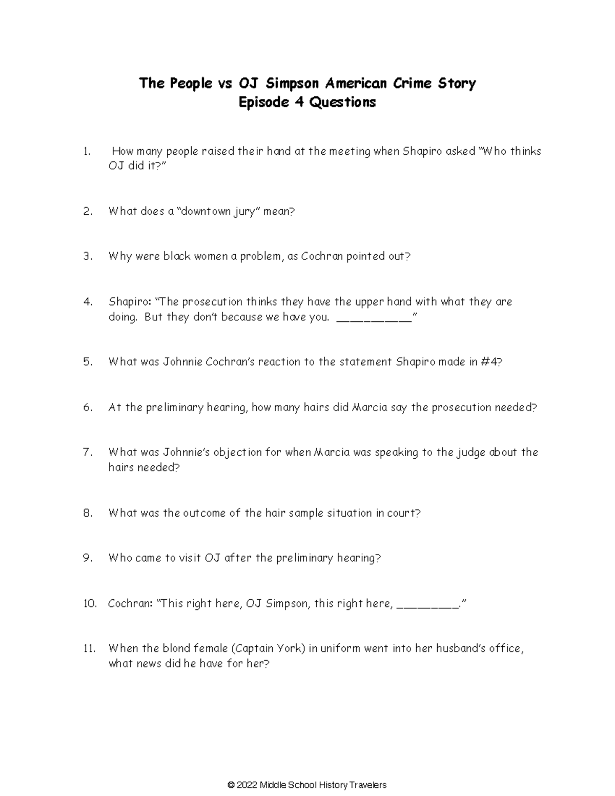 OJ Episode 4 - The People vs OJ Simpson American Crime Story Episode 4 ...