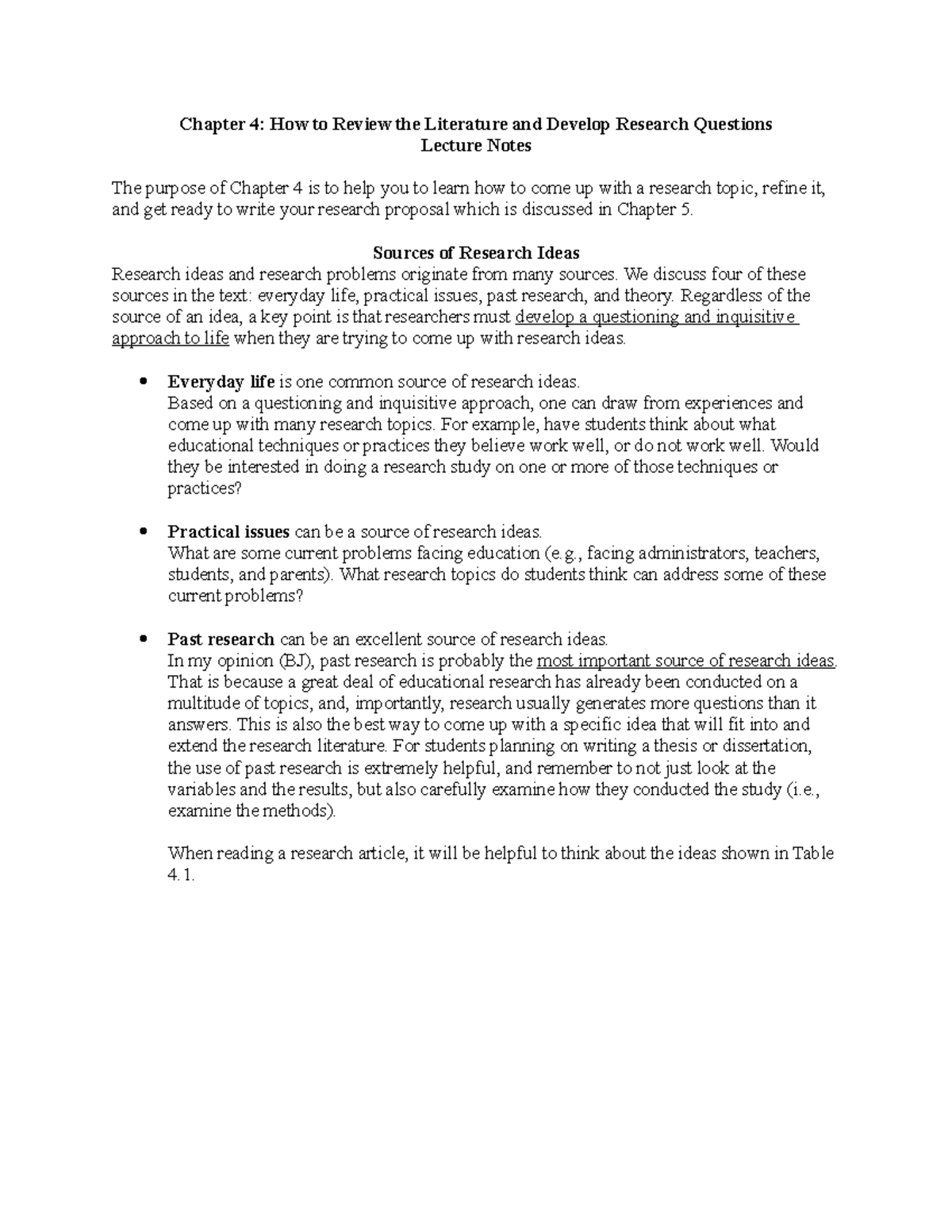 Research Topic Ideas For Education