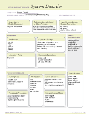 Congestive Heart Failure Active template - ACTIVE LEARNING TEMPLATES ...