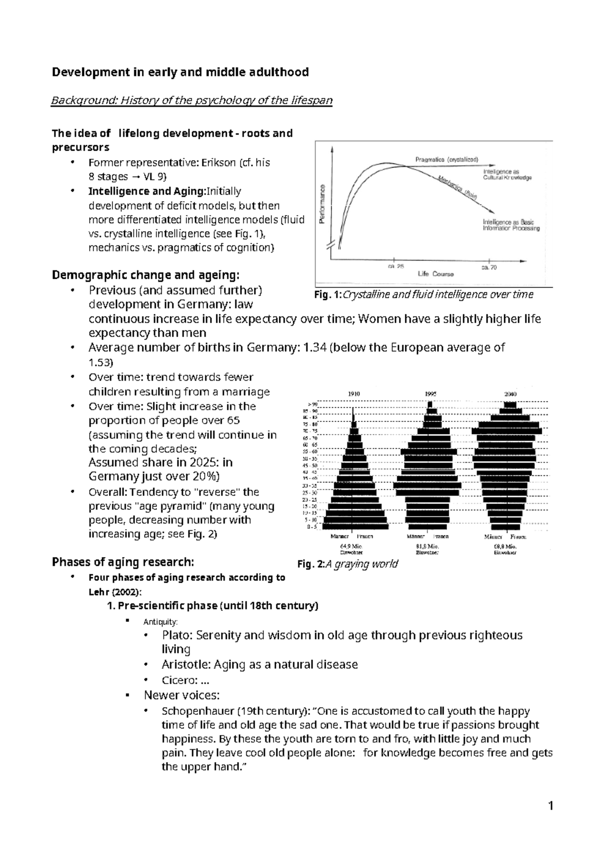Dev Psych 10 - Development in early adulthood - Development in early ...