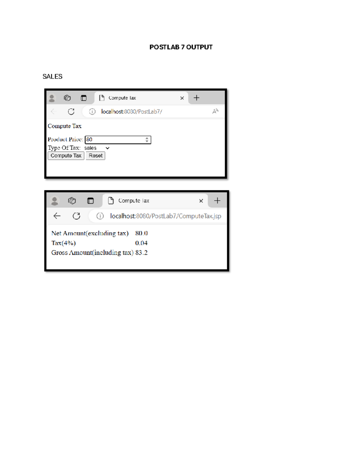POST LAB 7 Activities - Computer Security - POSTLAB 7 OUTPUT SALES GOOD - Studocu
