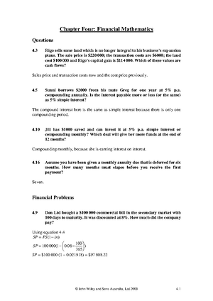 Major Assignment - AF208 – Financial Management, Semester 2 2023 Major ...