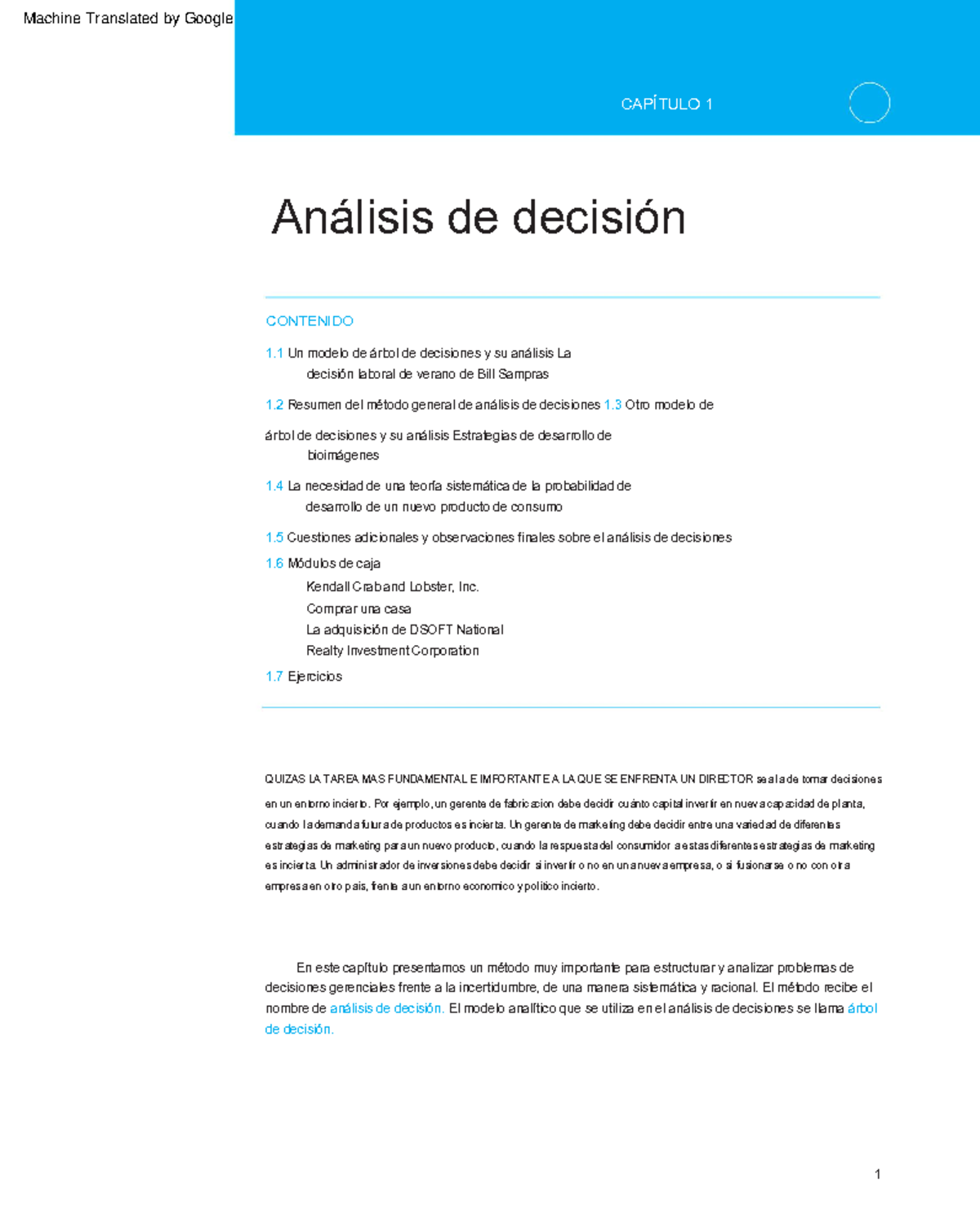 Bertsimas-DMD-Chap01 - CONTENIDO ####### 1 Módulos de caja ...