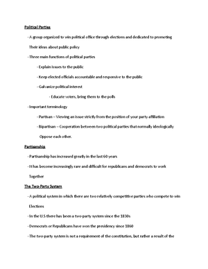 U.S Government 9A - Lecture Notes - Role of the President - Commander ...